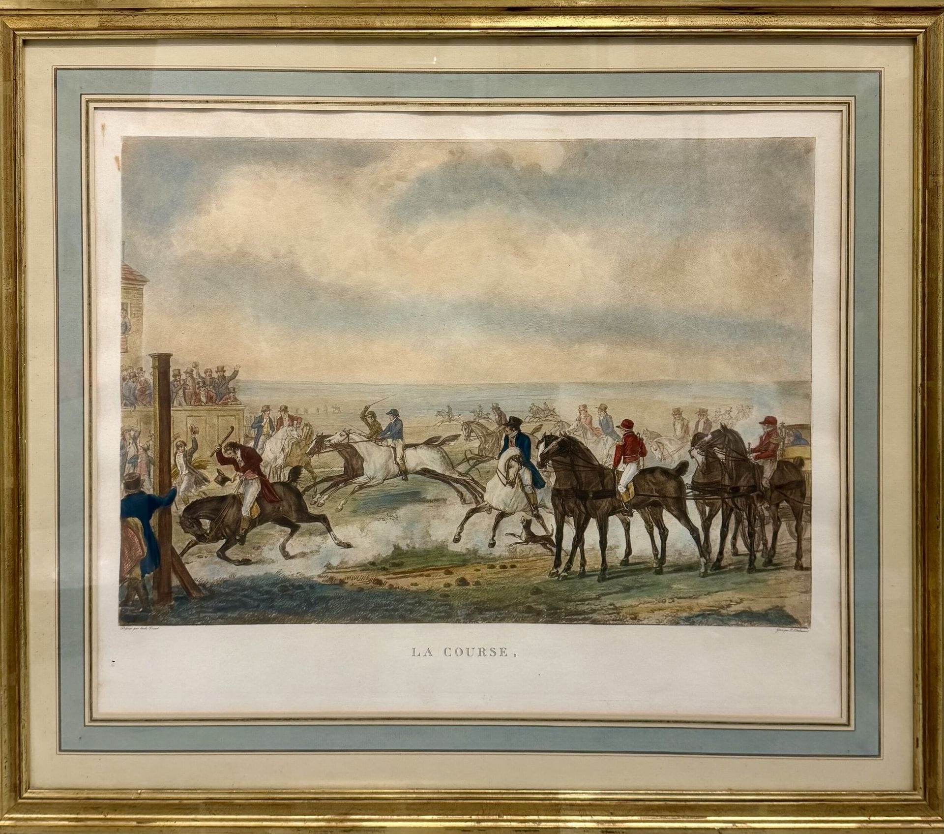 Carle Vernet | Le départ ; La chasse ; La course ; Fin de la course ...