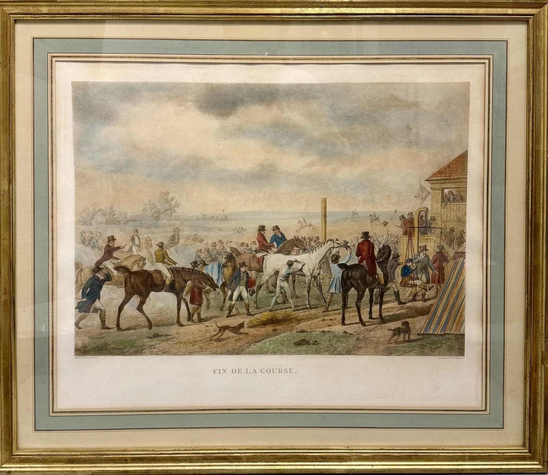 Carle Vernet | Le départ ; La chasse ; La course ; Fin de la course ...