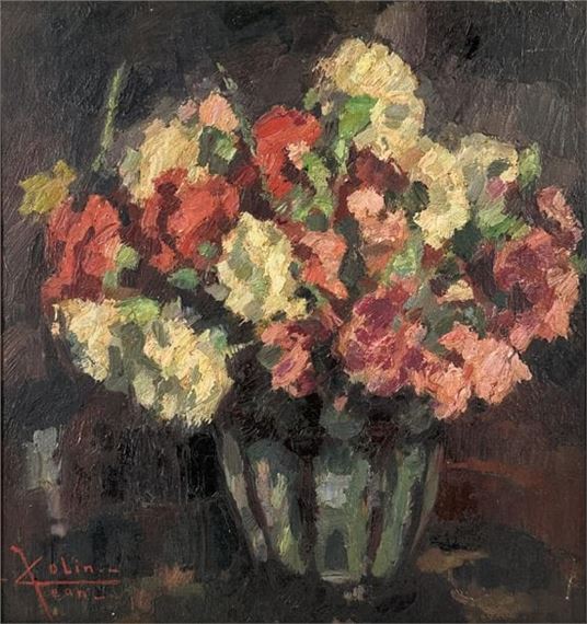 Jean Colin | Still life with flowers | MutualArt