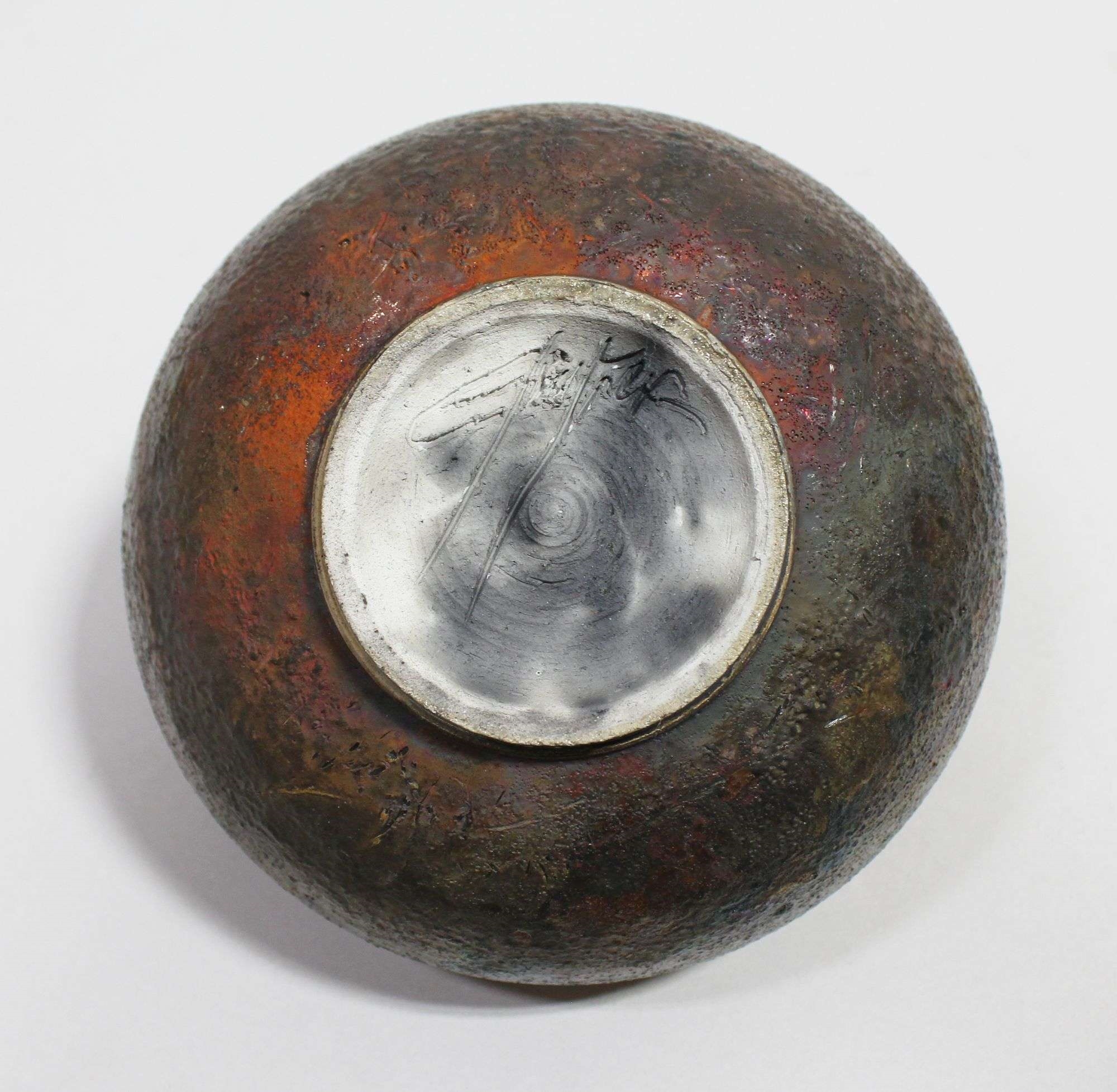 John Cloutier | CLOUTIER RAKU POTTERY BOWL | MutualArt