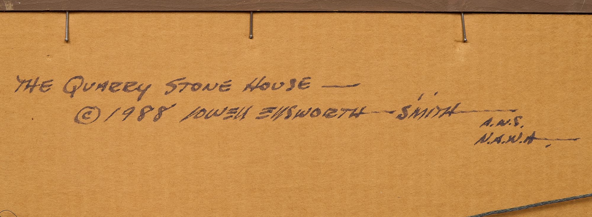 Lowell Ellsworth Smith | The Quarry Stone House (1988) | MutualArt