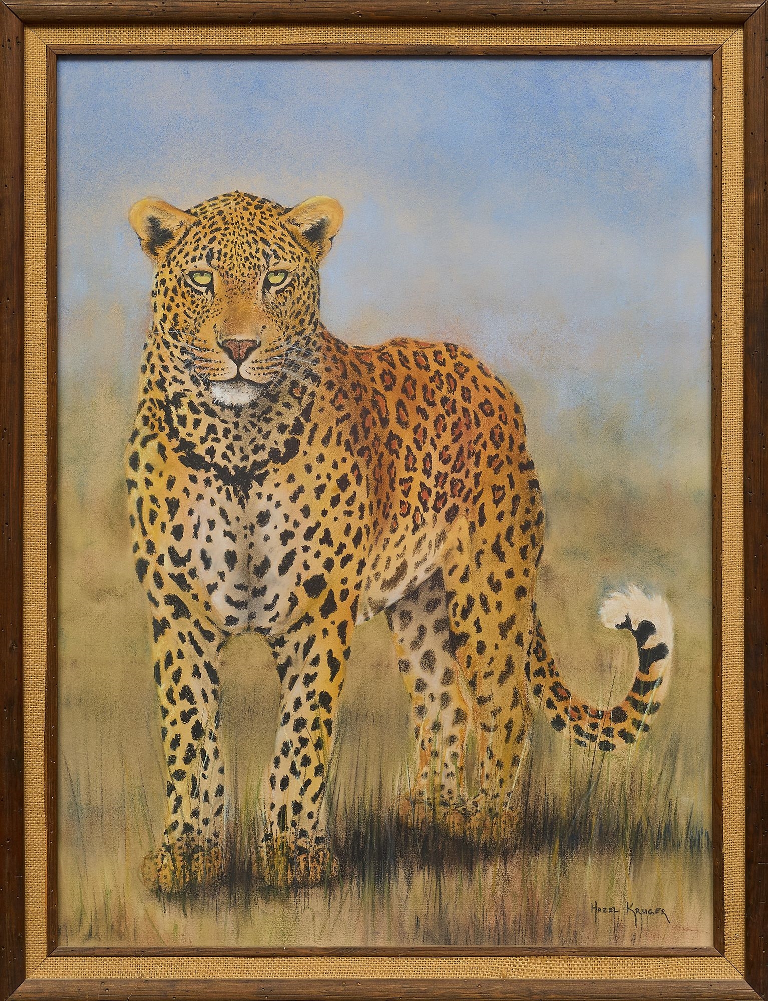 Hazel Kruger | Leopard Portrait | MutualArt