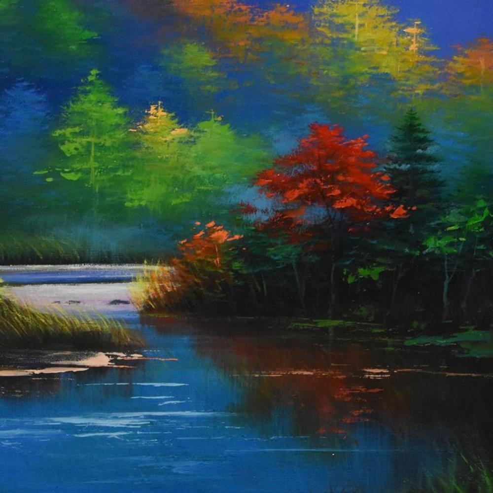 Richard Leung | Autumn Lake | MutualArt