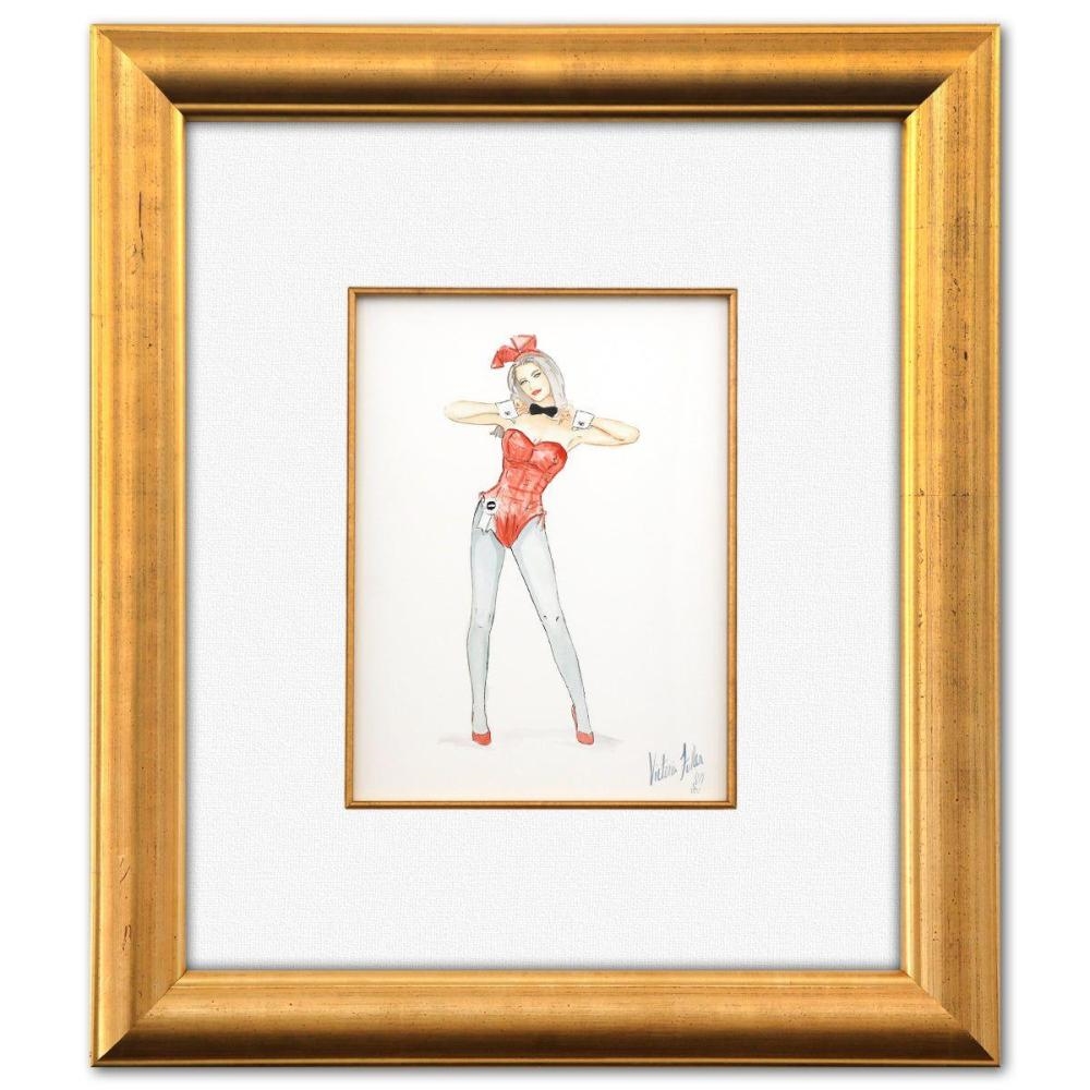Victoria Fuller | Red Bunny Holding Bow RM | MutualArt