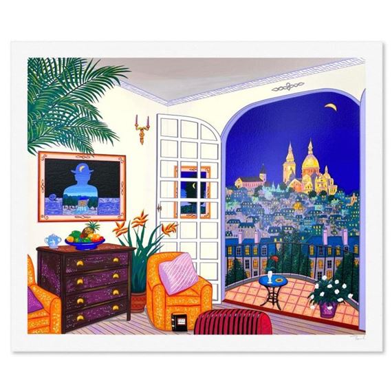 Fanch Ledan | Interior with Magritte | MutualArt