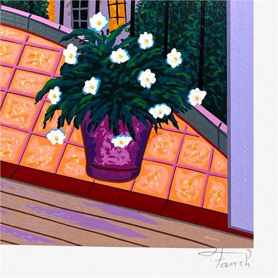 Fanch Ledan | Interior with Magritte | MutualArt