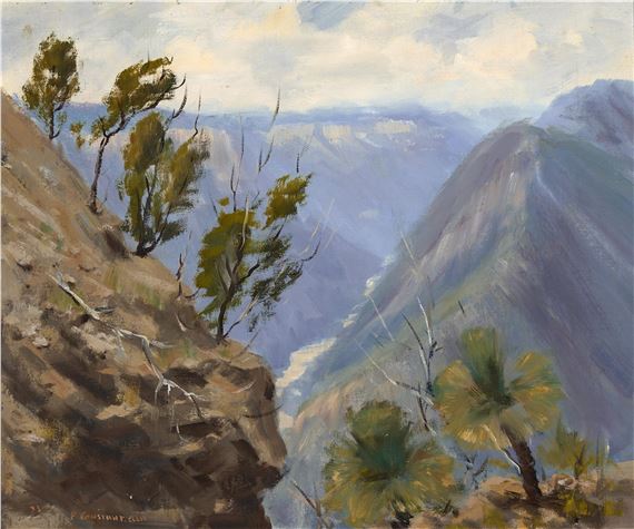 Peter Constant-Ellis | The Shoalhaven Cliffs (1993) | MutualArt