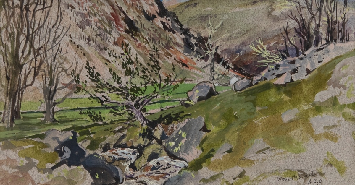 Albert B. Ogden | Path at Kirby Lonsdale, Wall and Fell Edge on ...