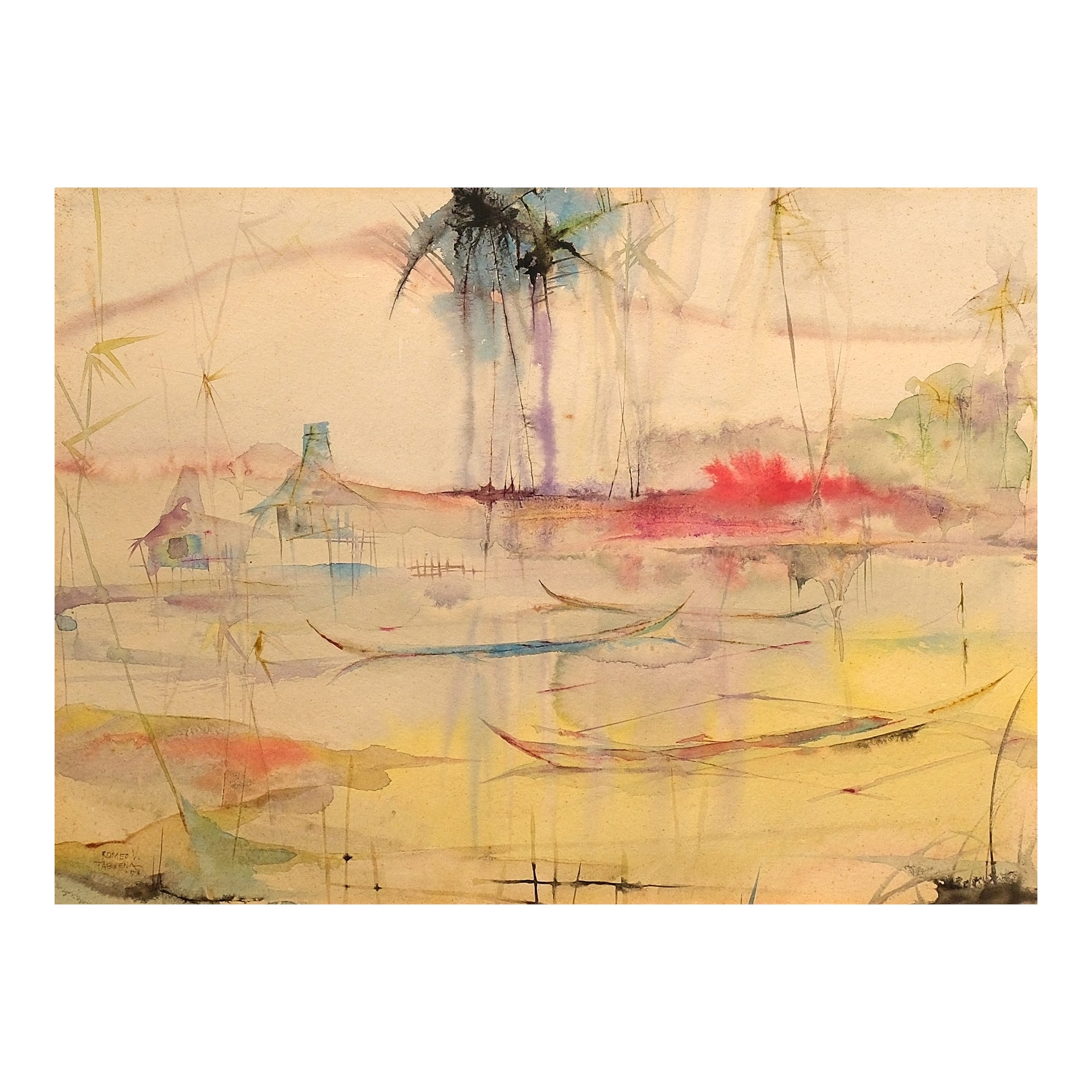 Romeo V. Tabuena | Lake Ecos (1953) | MutualArt