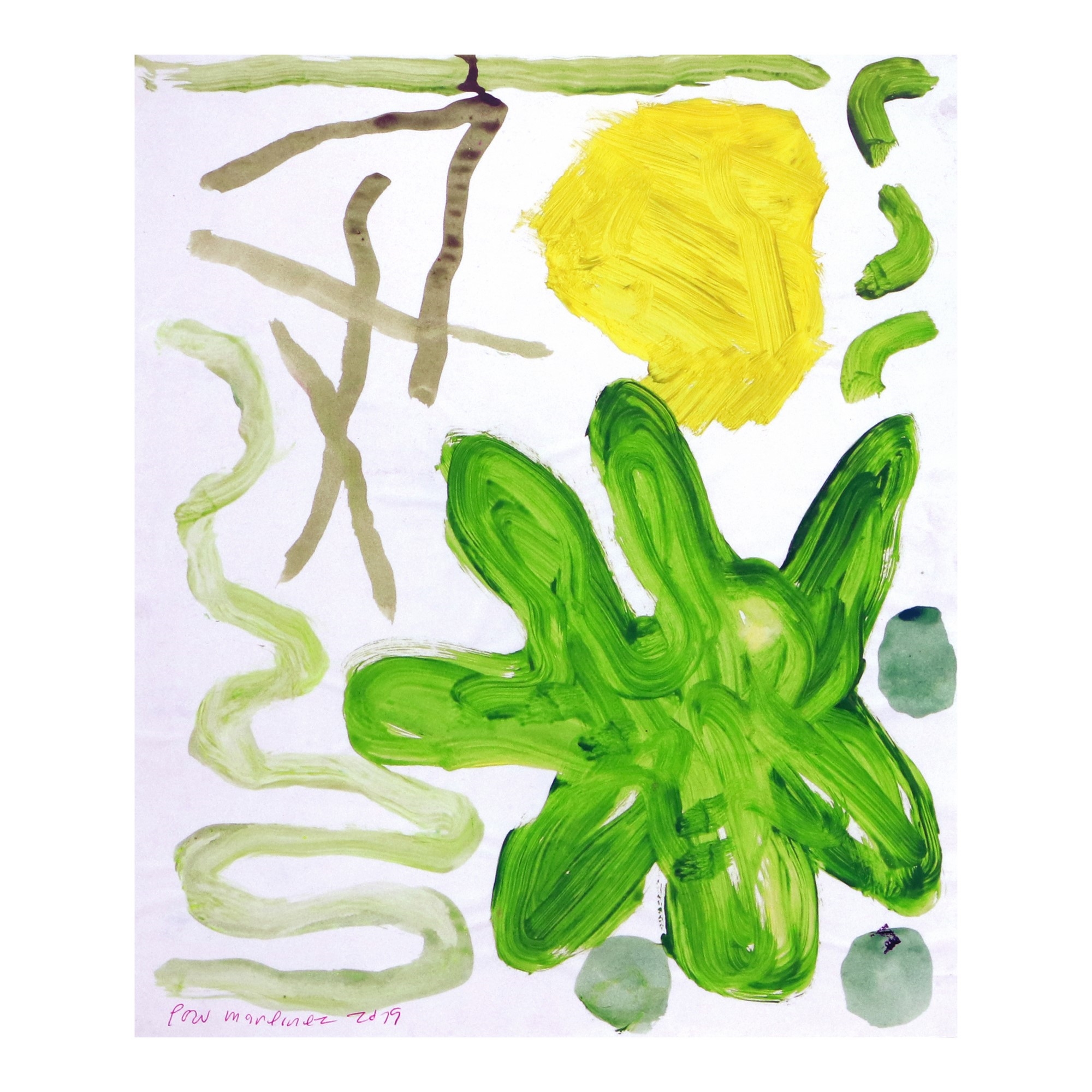 Pow Martinez | Cave Paintings 9 (2019) | MutualArt