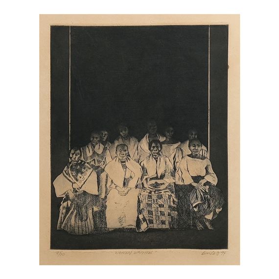Ben Cabrera | Women Waiting (1974) | MutualArt