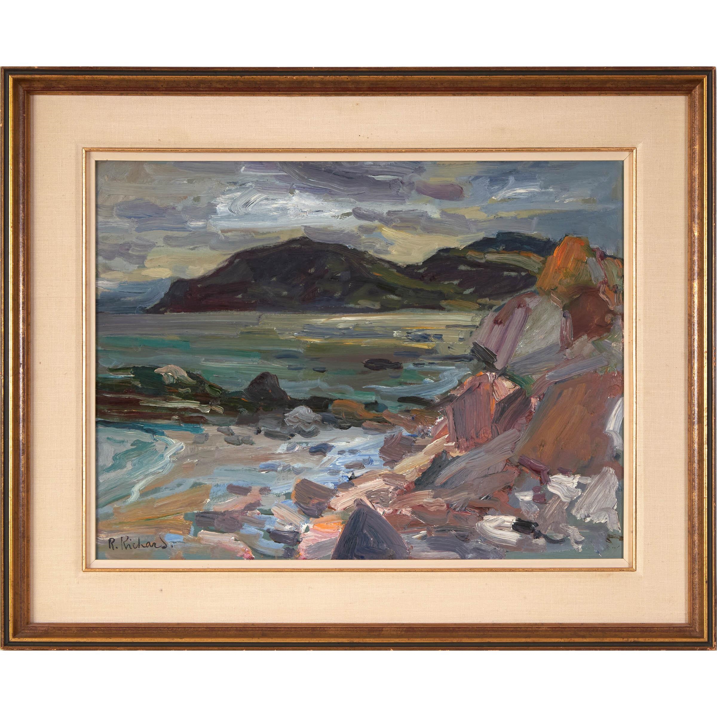 René Richard | UNTITLED (ROCKY SEASCAPE | MutualArt