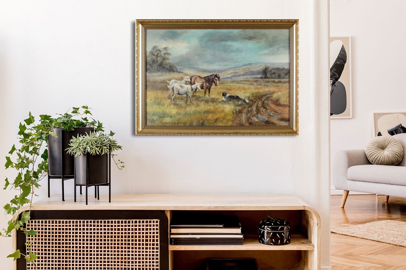 Donna Crawshaw | FRIENDS IN THE FIELD | MutualArt