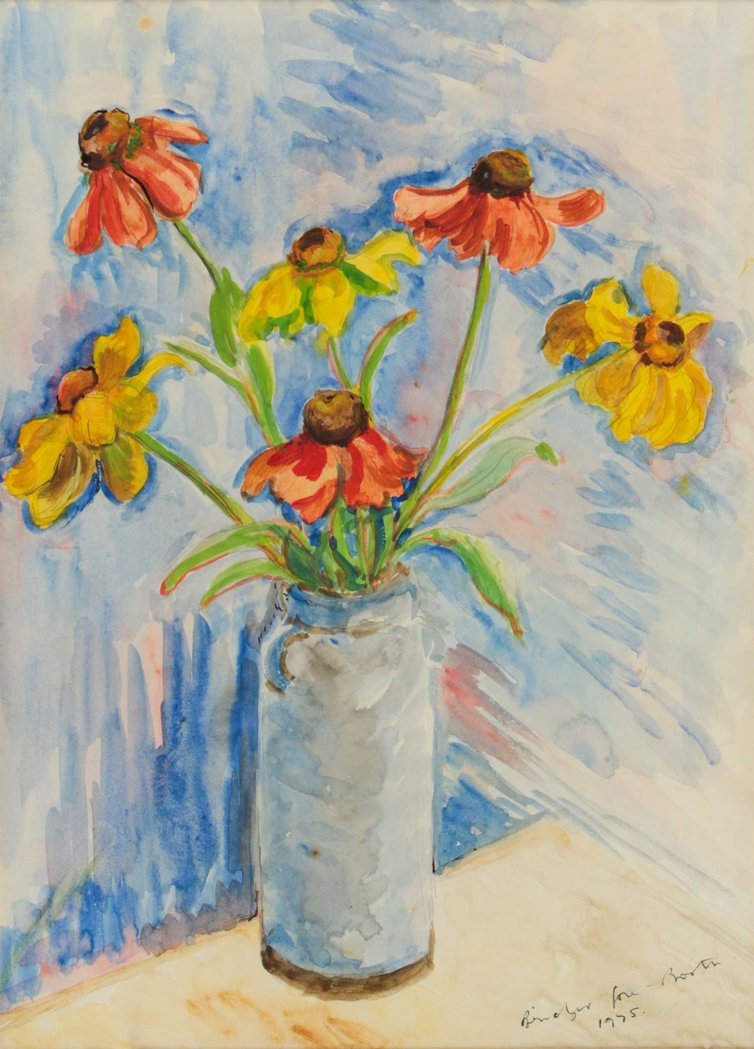 Bridget Gore Booth | HELLENIUM DAISIES (1975) | MutualArt