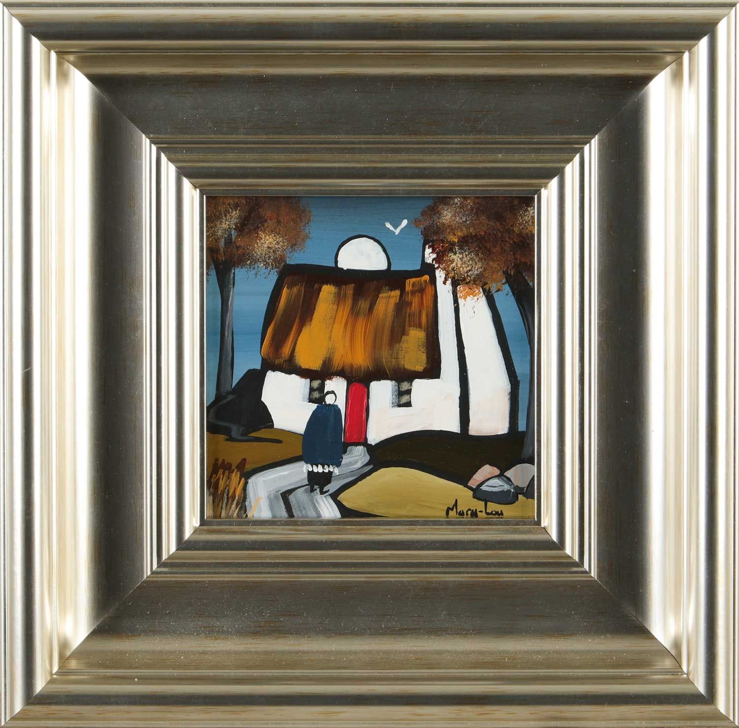 Mary-Lou | MOONLIGHT OVER THE THATCHED COTTAGE | MutualArt