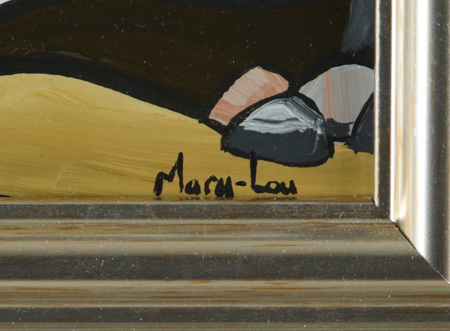 Mary-Lou | MOONLIGHT OVER THE THATCHED COTTAGE | MutualArt