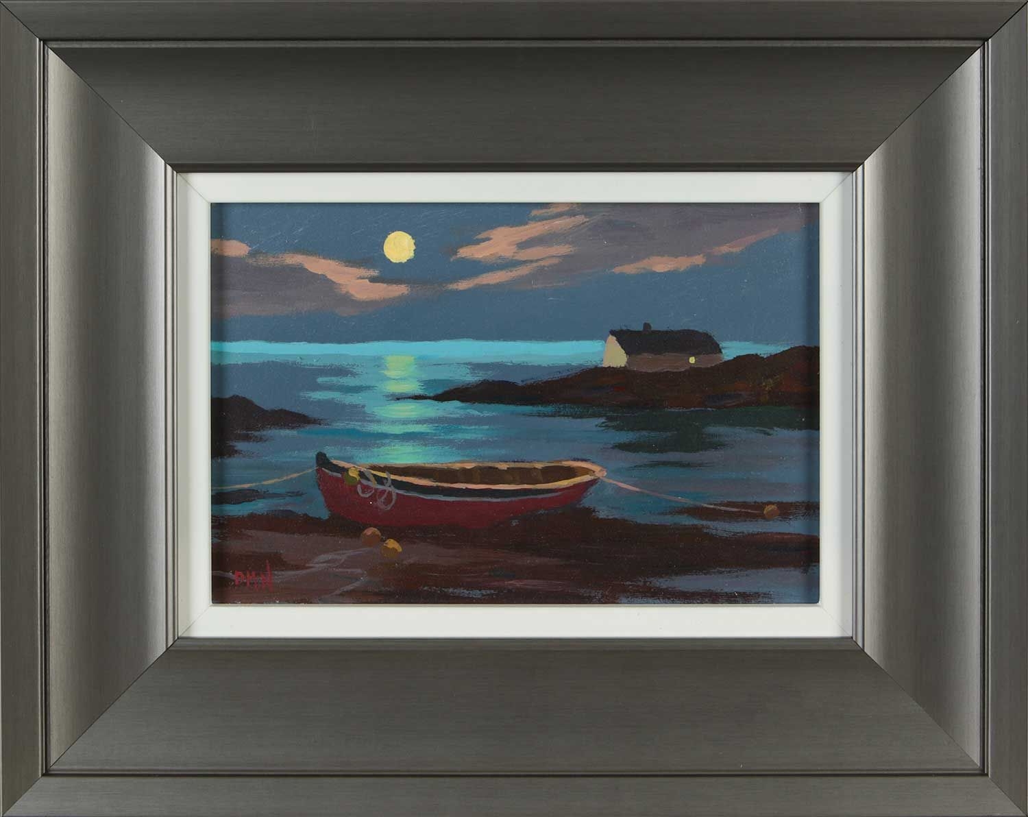 Donal McNaughton | MOONLIGHT OVER THE SHORE | MutualArt