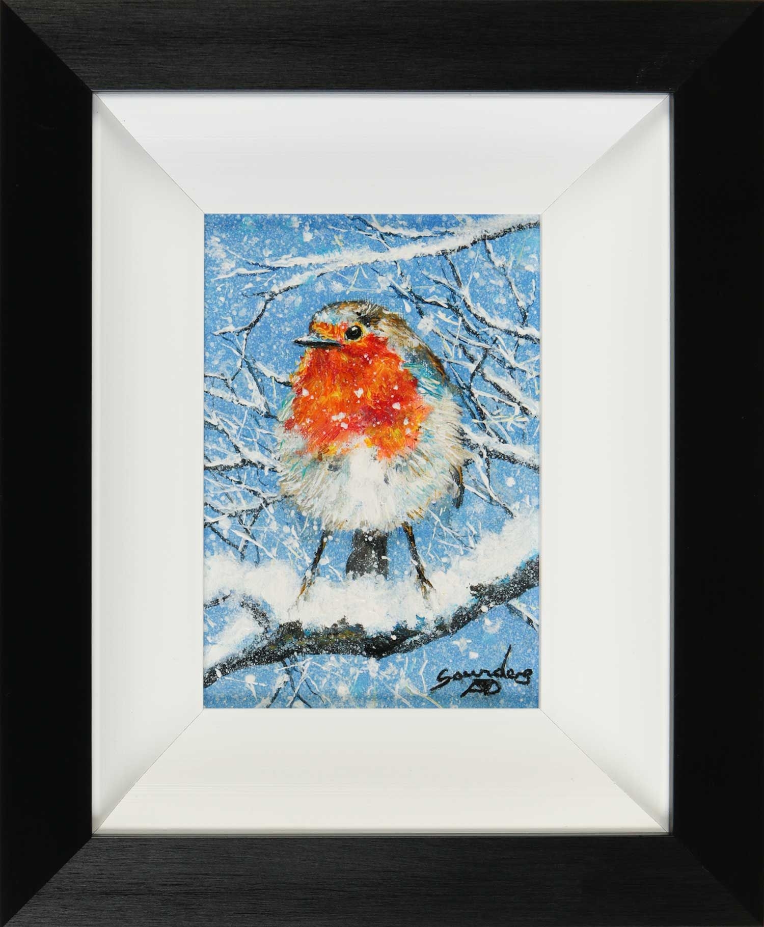 Andy Saunders | ROBIN IN WINTER | MutualArt