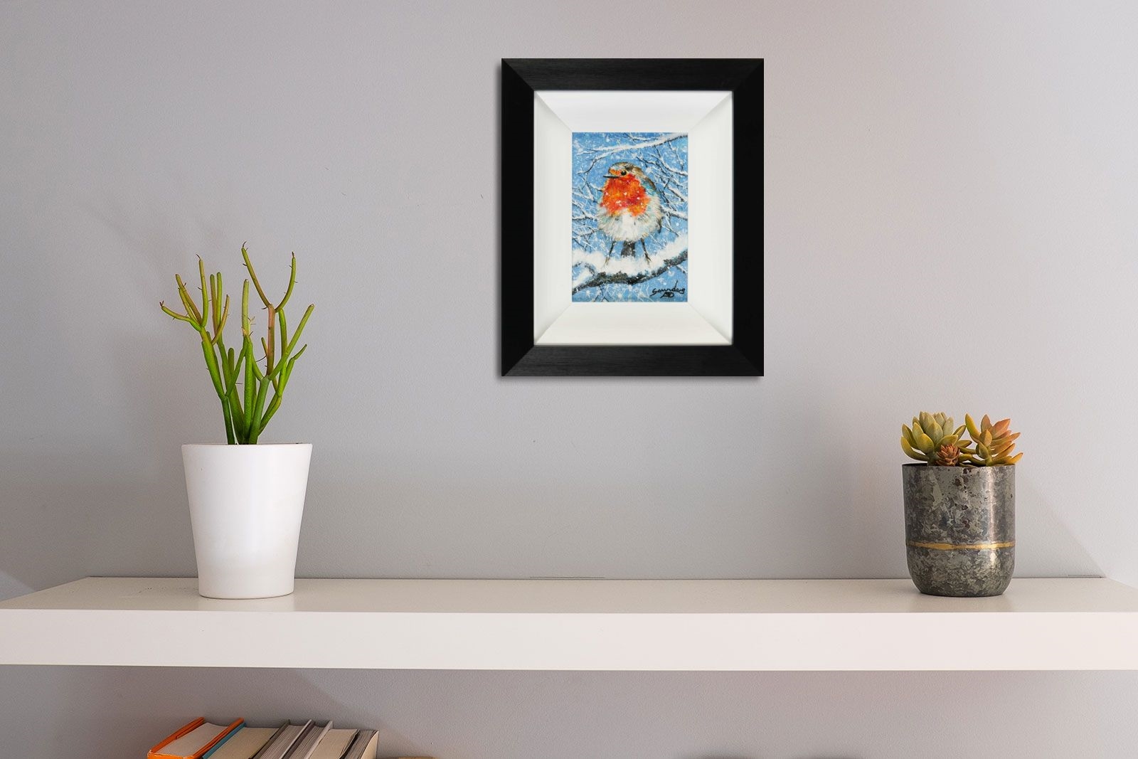 Andy Saunders | ROBIN IN WINTER | MutualArt