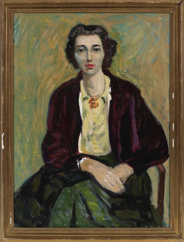 Axel Peder Jensen | Portrait of Merete | MutualArt