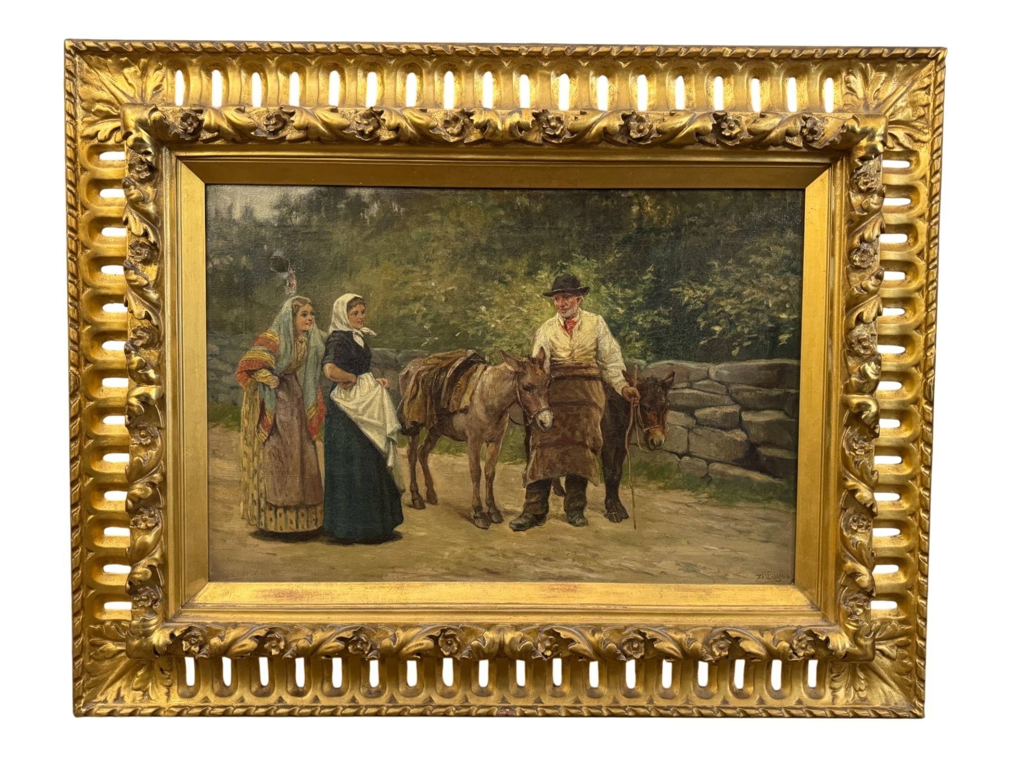 Alfred Walter Bayes | Langfield Gossips | MutualArt