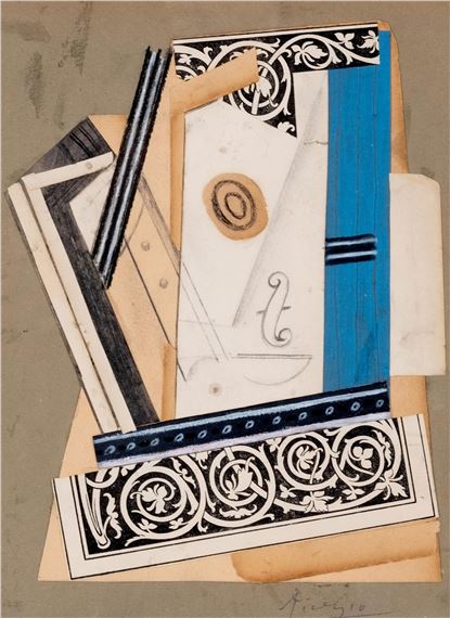 Pablo Picasso | Cubist Collage (10) | MutualArt