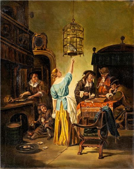 Jan Steen | a pair, the first signed with a strengthened signature ...