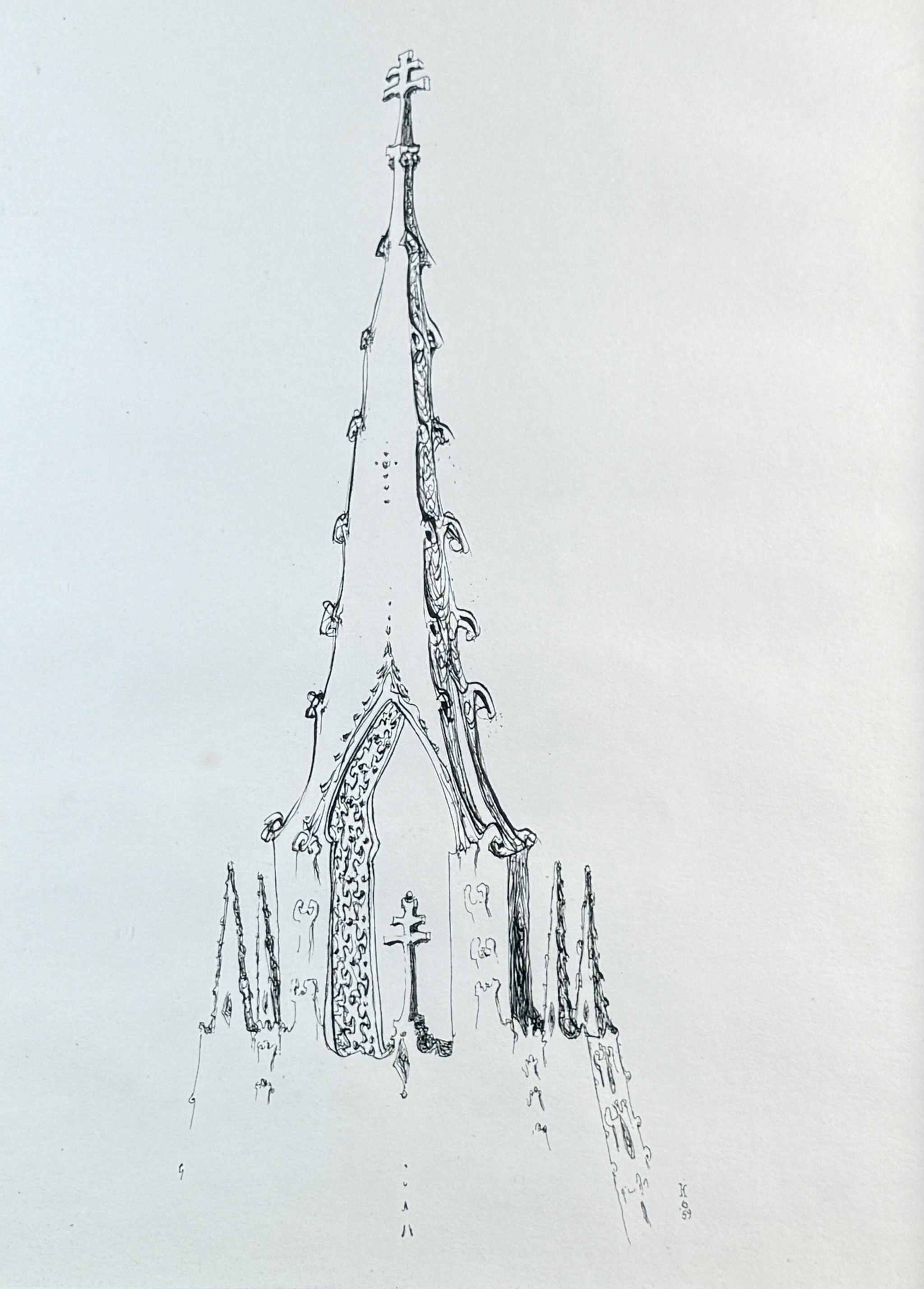 Howard Hack | Church Spire (Circa 1959) | MutualArt