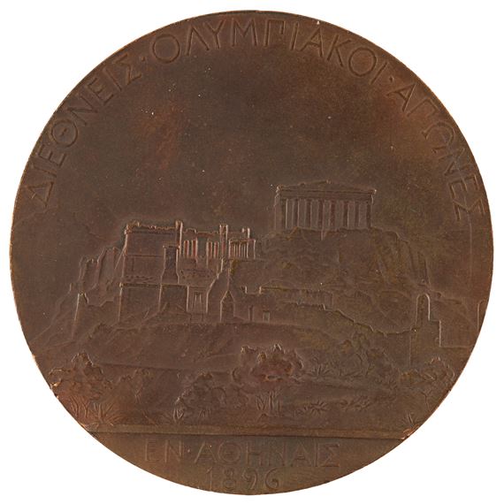 Jules Clément Chaplain | Second-place bronze medal from the pioneering ...