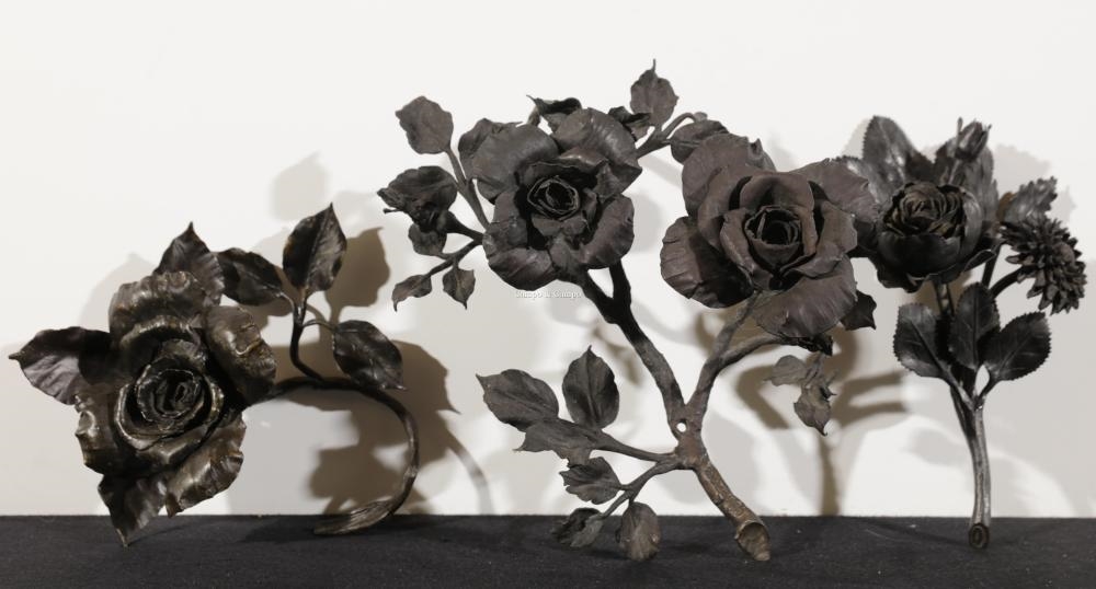 Lode van Boeckel | Three rose branches | MutualArt