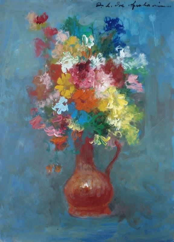 Osman Lorenzo de Scolari | Vaso con fiori | MutualArt