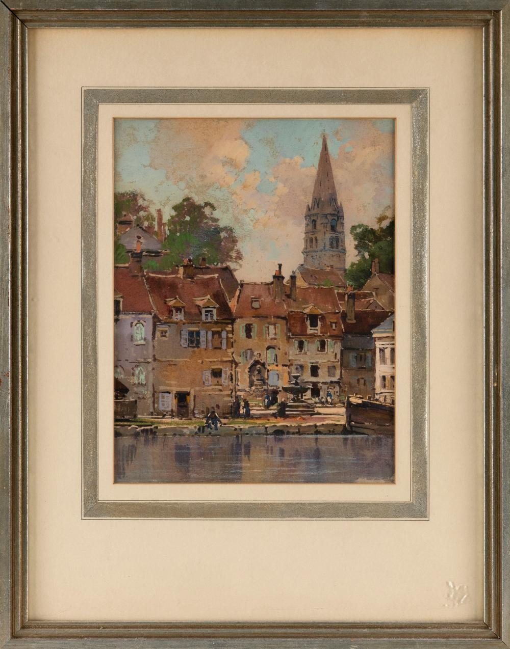 Hezekiah Anthony Dyer | Along the Waterfront - Auxerre (1872 - 1943 ...