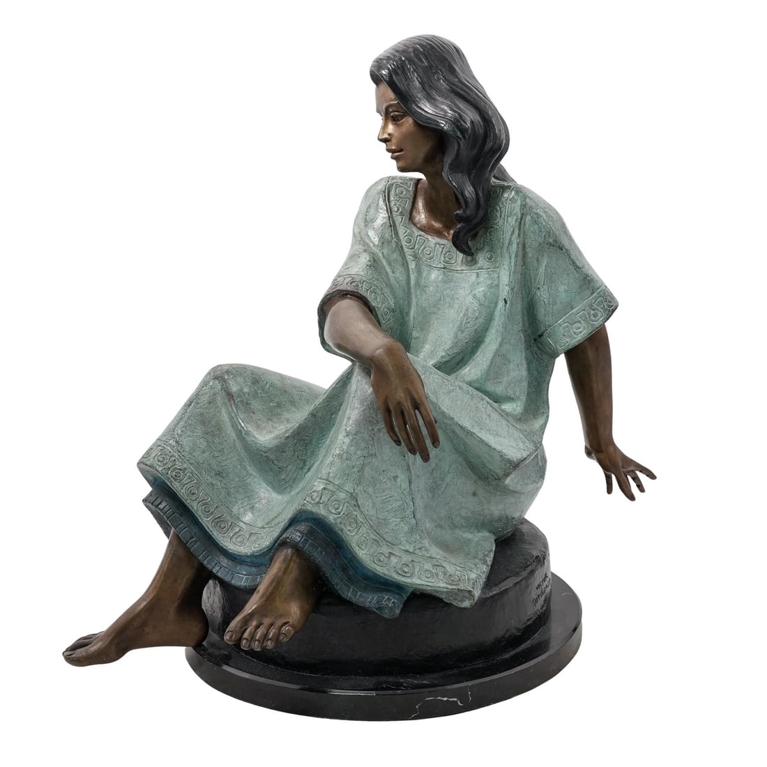 Victor Gutierrez | Patinated Bronze Sculpture (1989) | MutualArt