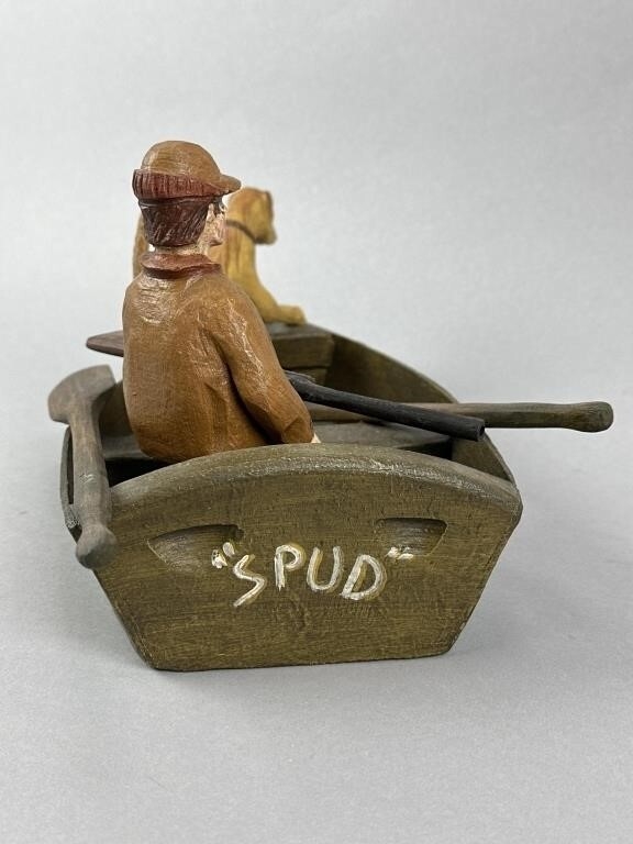 Casey Edwards | Duck Hunter Carving | MutualArt