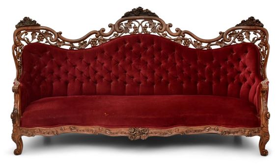 John H. Belter | Tuthill King Rococo Revival Sofa (1850 - 1860) | MutualArt