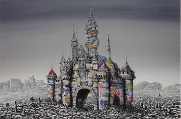 Jeff Gillette | Ruined Disney Castle (a set of 2 | MutualArt