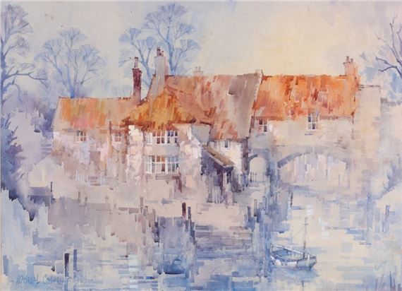 Michael Lawrence Cadman | Ferry Cottages, Norwich (1988) | MutualArt