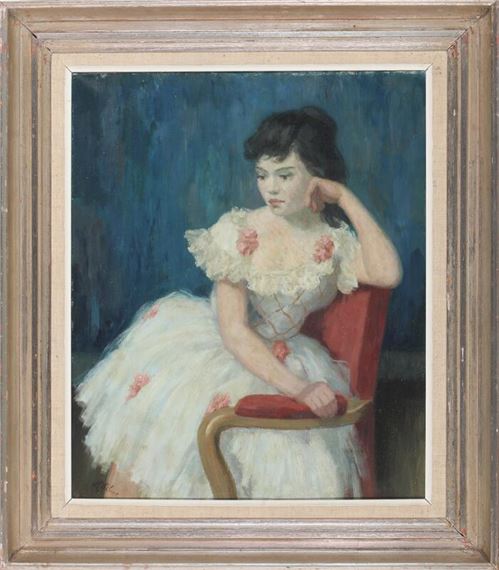 Helge Helme | Sitting ballerina | MutualArt