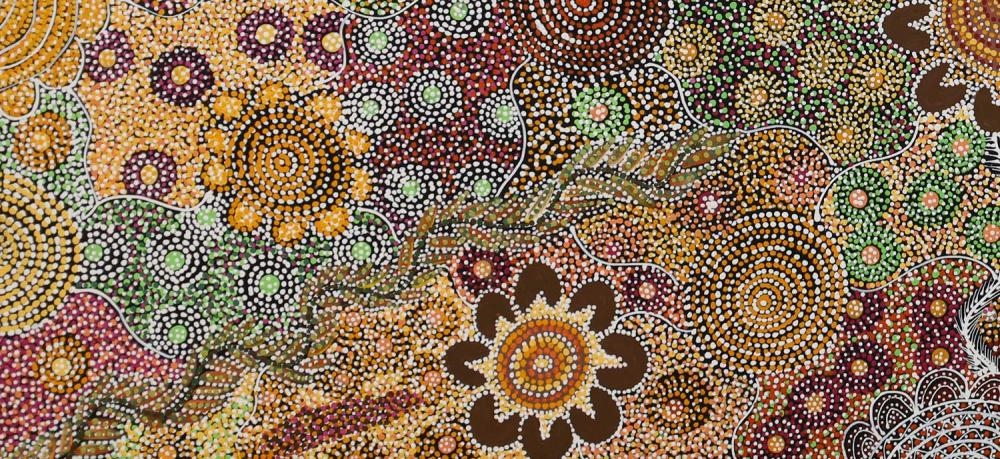 Helen Rubuntja | Bush Leaves (2023) | MutualArt