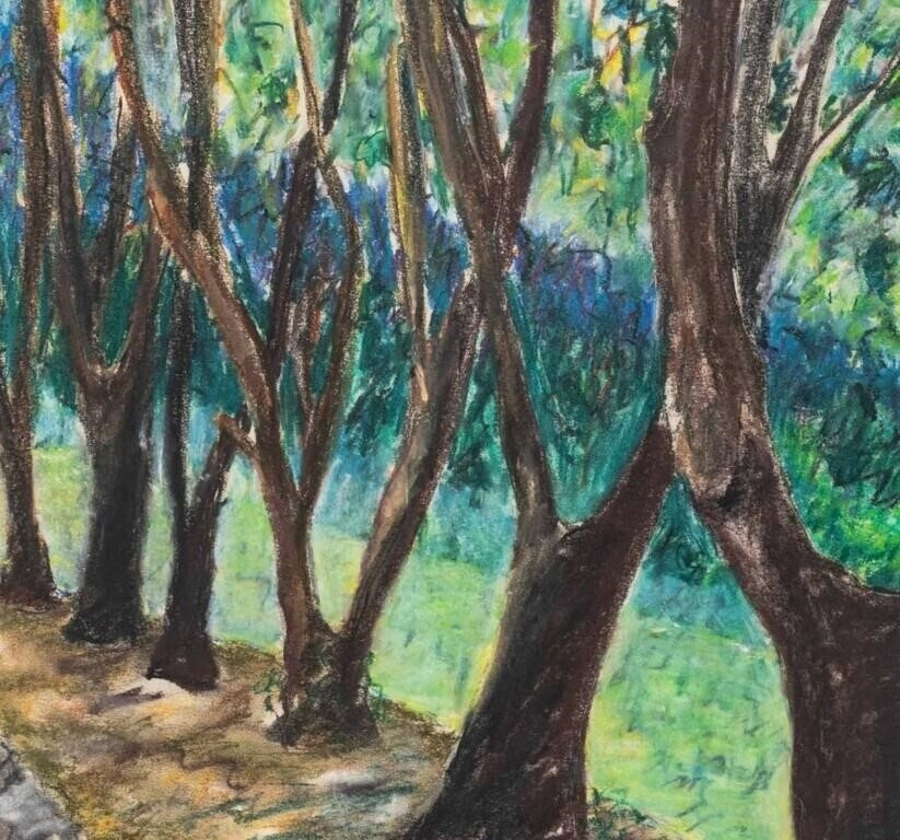 Olga Sheirr | Tree-Lined Path | MutualArt