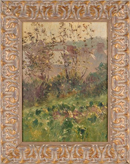 Reginald Charles Wilkinson | ROOFS BEHIND TREES | MutualArt