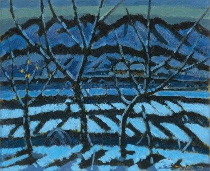 Yoon JungSik | Snowscape (1978) | MutualArt