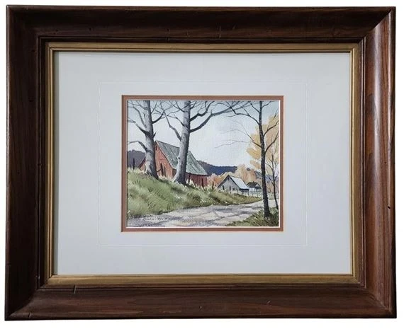 Kenneth Reeve | Red Barn | MutualArt