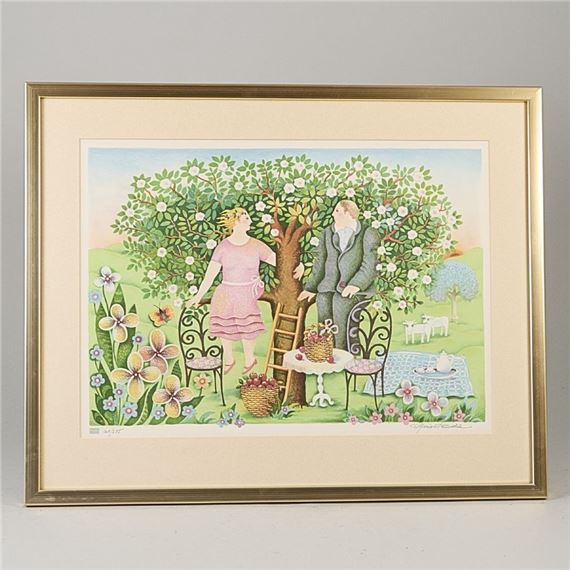 Marion Belin | litograph in colors Marion Bel | MutualArt