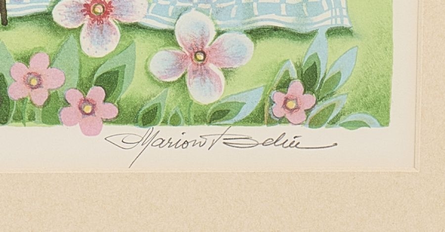 Marion Belin | litograph in colors Marion Bel | MutualArt