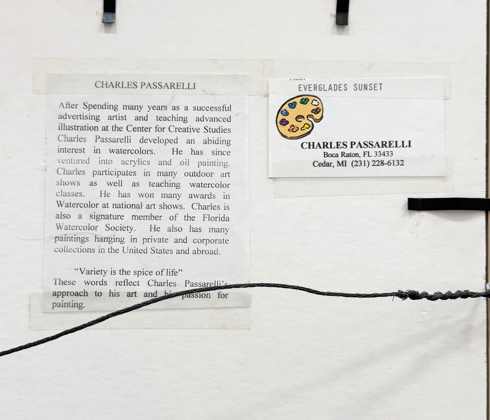 Charles Passarelli | Watercolor Boca Raton | MutualArt