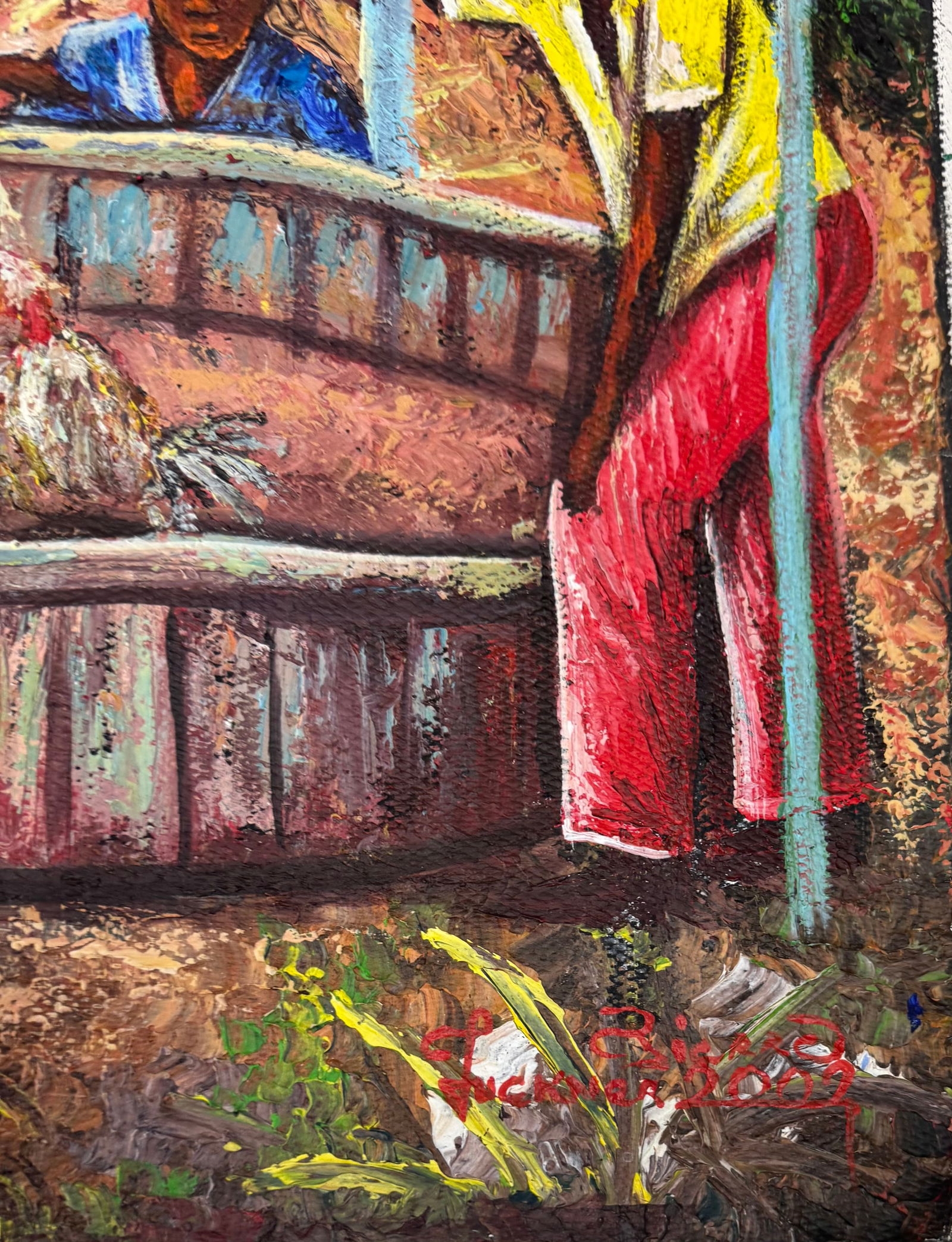 Pierre Luckner | Village Scene | MutualArt