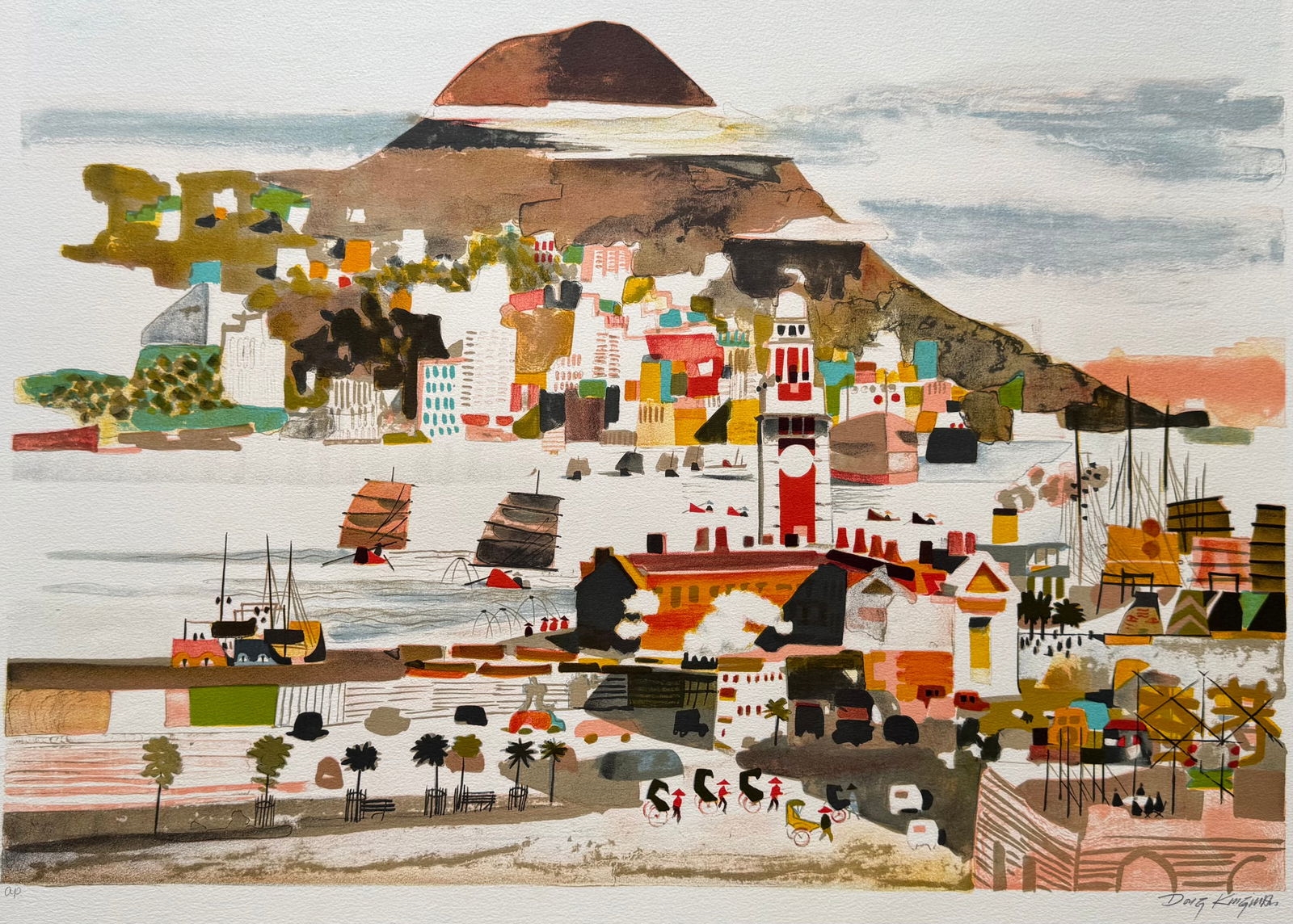 Kingman Dong | DONG KINGMAN Pencil Signed AP Lithographed | Compare ...