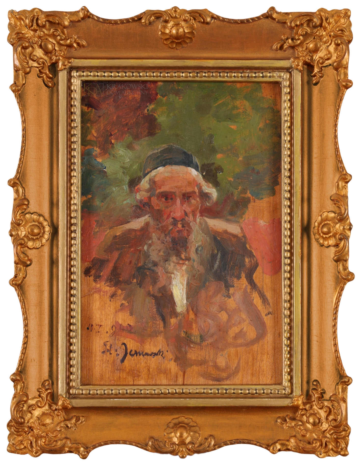 Stanisław Janowski | Portret Żyda (90) | MutualArt