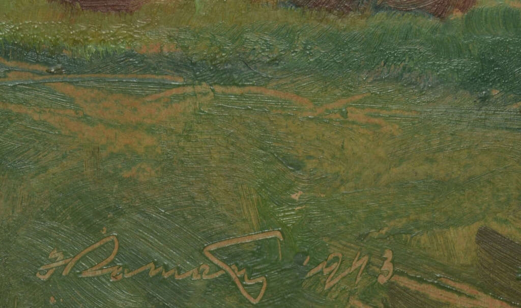 J. Roman | Landscape (1943) | MutualArt